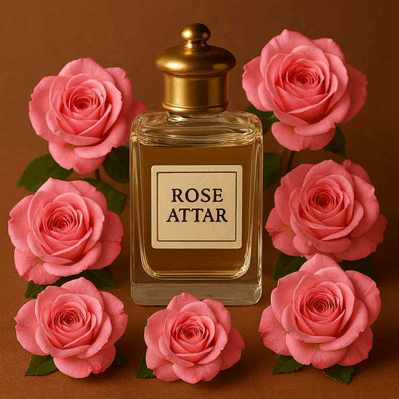 Rose Attar | Gulab Itra 100% Pure & Natural Rose - Oils India